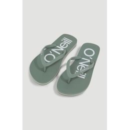 O`Neill O'NEILL Kinder Zehentrenner "PROFILE LOGO SANDALS", Gr. 32, grün, Synthetik, Schuhe