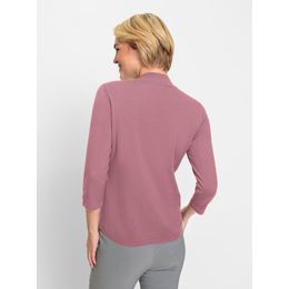CLASSIC Damen 3/4 Arm-Pullover "Pullover", lila, Gr. 38, unifarben, 50% Modal, 30% Polyamid, 20% Polyester, Pullover