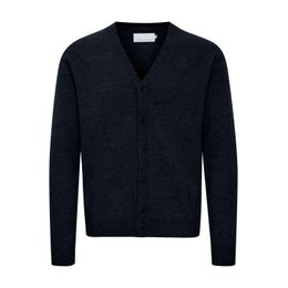 Casual Friday Herren Strickjacke "Strickjacke CFKarl", schwarz, Gr. M, Obermaterial: 80% Lammfell LF. 20% Polyamid PA., Strickjacken