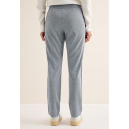 Cecil Damen Jogger Pantsurban dunkelblau, Gr. XXL, unifarben, Stoff, 53% Polyester, 37% Viskose, 10% Elasthan, Hosen, Middle Waist
