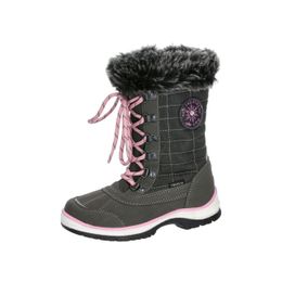 Lico M&auml;dchen Winterstiefel "Winterboot Lillesand", Gr. 30, grau, Synthetik, Schuhe