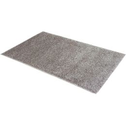 Teppich Astra, B:160cm H:20mm L:230cm, grau, Kunstfaser, Wohnzimmer, Teppiche, "Samoa Uni", hochwertiger Kurzflor in vielen Farben, Wohnzimmer