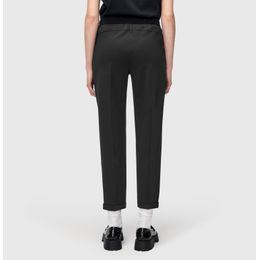 MAC Damen Stoffhose "CAMI", schwarz, Gr. 34, unifarben, Web, Obermaterial: 63% Viskose, 33% Polyamid, 4% Elasthan, Hosen, Sommerhose mit elastischem