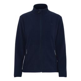 North Bend Damen Fleecejacke "Fleecejacke NBConna W", blau, Gr. 44, Obermaterial: 100% Polyester PES., Jacken
