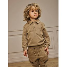 Lil Atelier Sweatshirt "London" in Hellbraun - 20% | Größe 122/128 | Kinder-sweatshirts-jacken