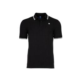 G-Star Raw G-STAR Herren Poloshirt "Poloshirt Dunda Slim Stripe Polo", schwarz, Gr. L, Obermaterial: 95% Baumwolle CO(Bio). 5% Elasthan EL., Shirts