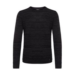 !Solid SOLID Herren Rundhalspullover "Strickrundhalspullov SDStruan", grau, Gr. M, Obermaterial: 100% Baumwolle CO., Pullover
