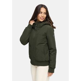 Marikoo Damen Winterjacke "Mooni 16", grün, Gr. S, Obermaterial: 100% Nylon; Innenseite: 100% Polyester; Futter: 100% Polyester, Jacken, Gefütterte