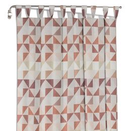 Vorhang WIRTH, B:132cm H:245cm, orange, Jacquard, Baumwolle, Polyester, Wohnzimmer, Gardinen, "Berlare"
