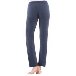 Plantier Damen Homewearpants, Gr. 36, blau, 50% Baumwolle, 50% Polyester, unifarben, Hosen
