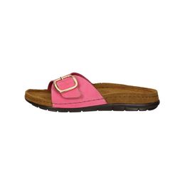 Rohde Damen Hausschuh "Rohde Hausschuhe Leder", Gr. 36, pink, Leder, Schuhe