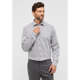 Eterna Herren Langarmhemd "COMFORT FIT", grau, Gr. 43, Twill, 100% cotton, Hemden, NON IRON (b&uuml;gelfrei)
