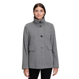 Gil Bret Damen Wolljacke, grau, Gr. 46, meliert, Obermaterial: 75% Wolle, 20% Polyamid, 5% Kaschmir, Jacken, mit Taschen