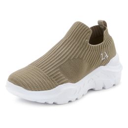 Lascana Damen Sneaker, Gr. 38, gr&uuml;n, Obermaterial: 100% Textilmaterial. Decksohle: 100% Textilmaterial. Futter: 100% Textilmaterial. Laufsohle: 100%
