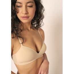 Skiny Damen Schalen-BH "Micro Essentials", Gr. 70, beige, Obermaterial: 67% Polyamid, 33% Elasthan. Einsatz: 100% Polyester, unifarben, Basic, BHs,