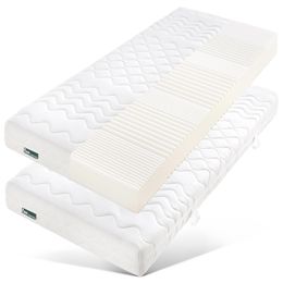 f.a.n. Komfortschaummatratze FAN, B:90cm H:21cm L:200cm, wei&szlig;, Bezug: 100% Polyester, Matratzen, "ProVita Flex 21 S ECO, Matratze in 90x200 cm, 140x200",