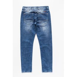 Cipo & Baxx CIPO & BAXX Damen Slim-fit-Jeans "Jeans", blau, Gr. 36, unifarben, 98% Baumwolle, 2% Elasthan, Jeans, in Slim-Fit
