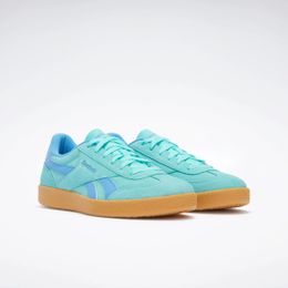 Reebok CLASSIC Damen Sneaker "REEBOK SMASH EDGE", Gr. 44,5, blau, Leder, Synthetik, Schuhe