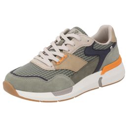 RIEKER SPORT Herren Sneaker, Gr. 47, beige, Lederimitat, Textil, Veloursleder, Schuhe, aus der neuen Christoph Kramer Kollektion, mit atmungsaktivem