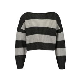 Blue Seven Kinder Strickpullover, grau, Gr. 140, unifarben, Strick, Obermaterial: 100% Polyacryl, Pullover