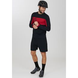 Endurance Herren Radtrikot "Havent", schwarz, Gr. L, mehrfarbig, 95% Polyester, 5% Elasthan, Trikots, mit praktischer R&uuml;ckentasche