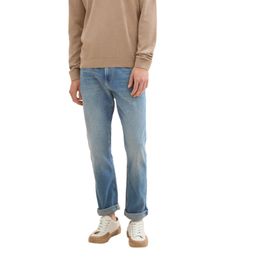 Tom Tailor Herren Slim-fit-Jeans "Josh", blau, Gr. 36, unifarben, Denim/Jeans, Obermaterial: 98% Baumwolle, 2% Elasthan, Jeans, im Five-Pocket Style