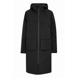 North Bend Damen Winterjacke "Wintermantel NBKarina W", schwarz, Sportlich, Gr. 44, Obermaterial: 90% Polyester PES. 10% Elasthan EL., Jacken