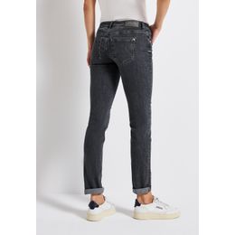 Street One Damen Comfort-fit-Jeans, grau, Gr. 36, unifarben, Jeans, 82% Baumwolle, 15% Polyester, 3% Elasthan, Jeans, in grauer Waschung