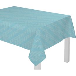 Tischdecke Adam, B:145cm L:220cm, blau, Bio-Baumwolle, Tischdecken, "Argentinian Criolla", aus 100% Bio-Baumwolle
