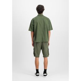 Herren Shorts "Aloha Safari Shorts", gr&uuml;n, Gr. 32, Alpha Industries, Obermaterial: 80% Baumwolle, 20% Viskose, Hosen