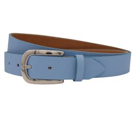AnnaMatoni Damen Lederg&uuml;rtel "AnnaMatoni Lederg&uuml;rtel Fina Lederg&uuml;rtel Fina", blau, Gr. 110, 100% Leder, G&uuml;rtel