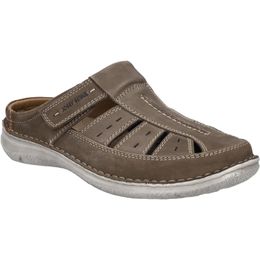 Josef Seibel Herren Slipper "Anvers 76, grau-kombi", Gr. 41, grau, Obermaterial: 100% Rindsleder Leather cow., Schuhe