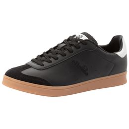 Ellesse Herren Sneaker "Sarvini Cupsole", Gr. 47, schwarz-wei&szlig;, Textil, Schuhe