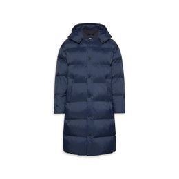 Herren Steppmantel "LS LONG LENGTH HOODED NYLON PUFF", blau, Gr. M, Calvin Klein Jeans, unifarben, Web, Obermaterial: 100% Polyamid, M&auml;ntel, Mit