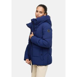 Marikoo Damen Winterjacke "Kuscheltatze"navy, Gr. M, Obermaterial: 100% Polyester; Futter: 100% Polyester; Wattierung: 100% Polyester; &Auml;rmelfutter: