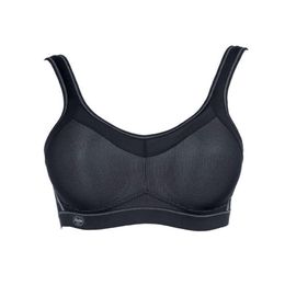 Anita Damen Sport-BH "Sport BH momentum", Gr. 100, schwarz, Obermaterial: 70% Polyester PES. 15% Polyamid PA. 15% Elasthan EL., BHs