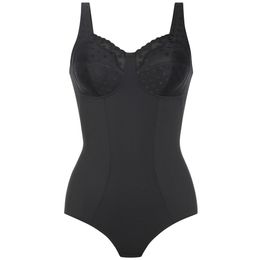 Anita Damen Miederbody "Komfort Korselett Airita", Gr. 80, schwarz, Obermaterial: 55% Polyamid PA. 32% Elasthan EL. 13% Polyester PES., Bodys