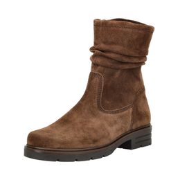 Gabor Damen Stiefelette "Gabor Stiefelette Veloursleder", Gr. 37,5, blau, Veloursleder, Schuhe