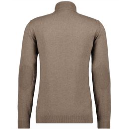 Ragman Herren Rundhalspullover, braun, Gr. L, 95% Baumwolle 5% Cashmere, Pullover