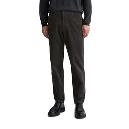 Marc O'Polo MARC O'POLO Herren Chinohose "mit breiter Rippstruktur", grau, Gr. 33, unifarben, Obermaterial: 100% Baumwolle, Hosen