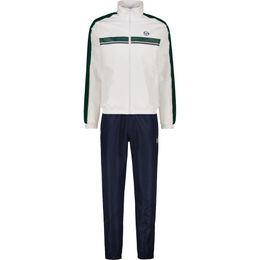 Sergio Tacchini Herren Trainingsanzug "AGAVE 025 TRACKSUIT Herren", blau, Gr. M, 100% POLYESTER, Sportanzüge, Trainingsanzug Herren, Tracksuit,