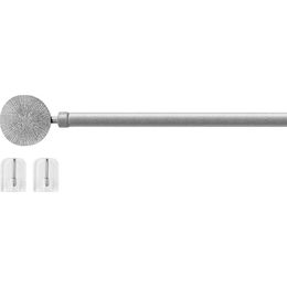 Scheibenstange GOOD LIFE, &Oslash;:10mm, silber, Kunststoff, Metall, Gardinenstangen, "Kreis"