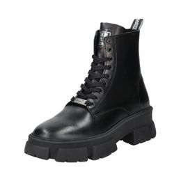 Steve Madden Herren Schn&uuml;rstiefelette "Steve Madden Stiefelette Leder", Gr. 46, schwarz, Leder, Schuhe