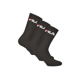 Fila Herren Kurzsocken "Socken 3er Pack", Gr. 39, schwarz, Obermaterial: 70% Baumwolle CO. 29% Polyester PES. 1% Elasthan EL., Socken