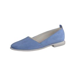 Paul Green Damen Ballerina "Paul Green Ballerinas Veloursleder", Gr. 36, blau, Veloursleder, Schuhe