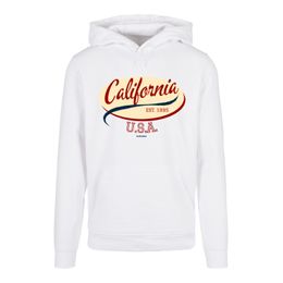 F4NT4STIC Herren Kapuzenpullover "California HOODIE", wei&szlig;, Gr. M, Obermaterial: 50% Baumwolle, 50% Polyester, Pullover, Print