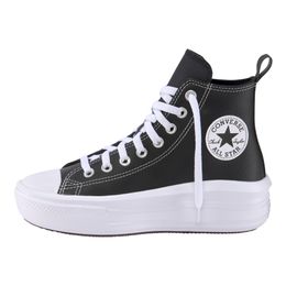 Converse M&auml;dchen Sneaker "CHUCK TAYLOR ALL STAR MOVE PLATFORM", Gr. 37,5, schwarz-wei&szlig;, Textil, Schuhe