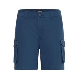 oxmo Damen Bermudas "Bermudas OXKVINNE", blau, Gr. 42, Obermaterial: 99% Baumwolle CO. 1% Elasthan EL., Hosen