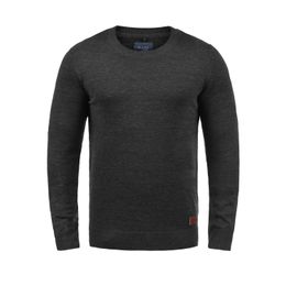 Blend Herren Strickfleece-Pullover "Strickpullover BHLars", schwarz, Gr. L, Obermaterial: 50% Baumwolle CO. 50% Polyester PES., Pullover