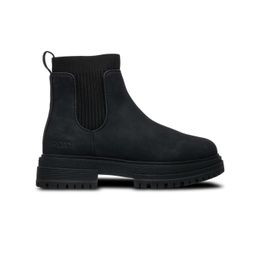 Roxy Damen Stiefel "Jeyna", Gr. 7, schwarz, Obermaterial: 82% PU, 18% Polyester, Futter: 100% Polyester, Laufsohle: 100% TPR., Schuhe